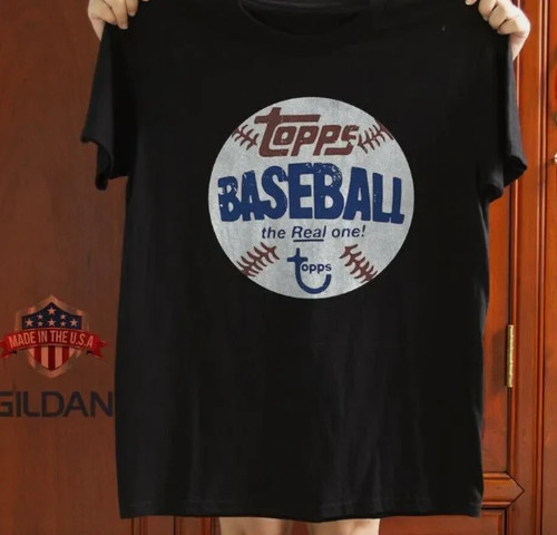 Topps Baseball Vintage Style The Real On Unisex T-Shirt Size S-5XL | eBay