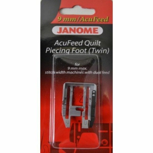Janome 9mm Dual Feed 1/4" Quilting foot fits MC8200, 12000 & Others ...