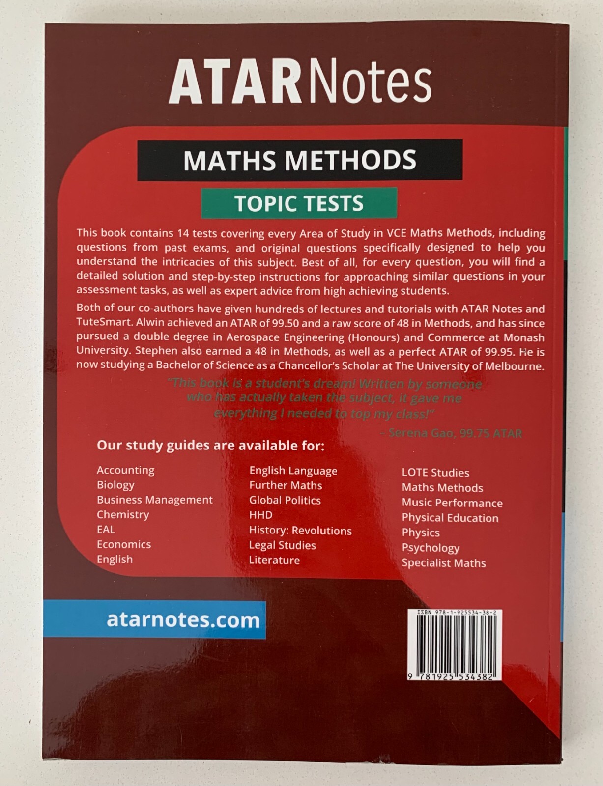 ATAR Notes Maths Methods | Topic Tests | VCE Units 3&4 2019-2021 extend ...