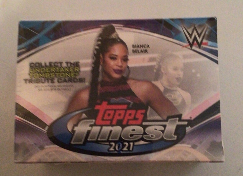 2021 Topps Finest WWE Blaster Factory Sealed Box New 887521104253 | eBay