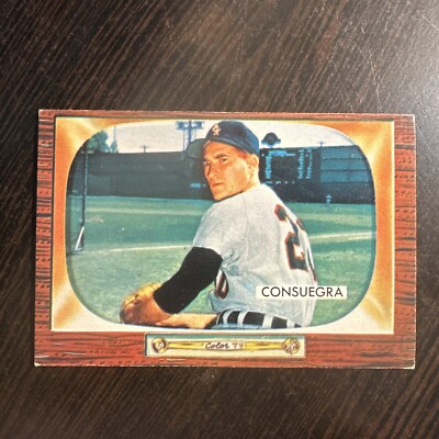 1955 BOWMAN SANDY CONSUEGRA CARD #116 VG-EX OR BETTER *Hot Corner ...