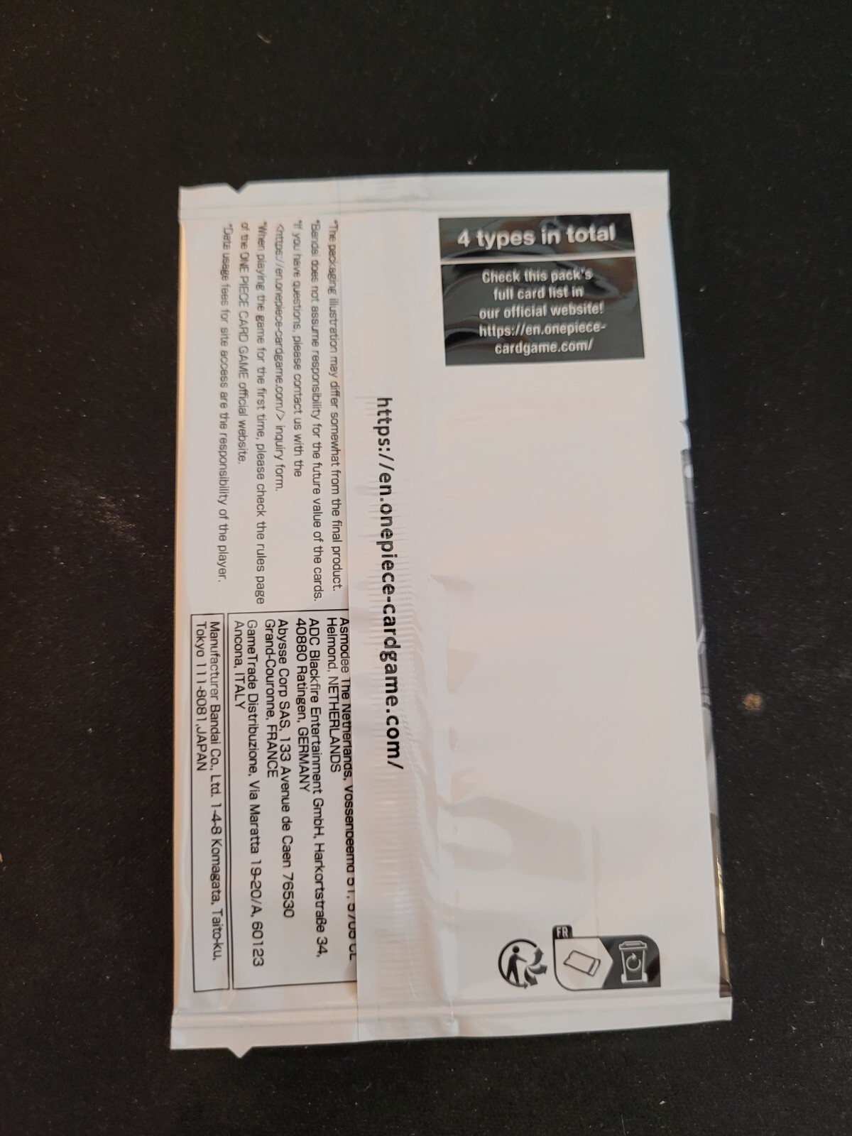 One Piece TCG OP-03 TOURNAMENT PACK VOL.3 Promo Pack - New Sealed | eBay