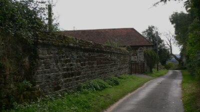 Photo 6x4 Wall at Woodgate Farm on Tote Lane near Stedham Tote Hill ...