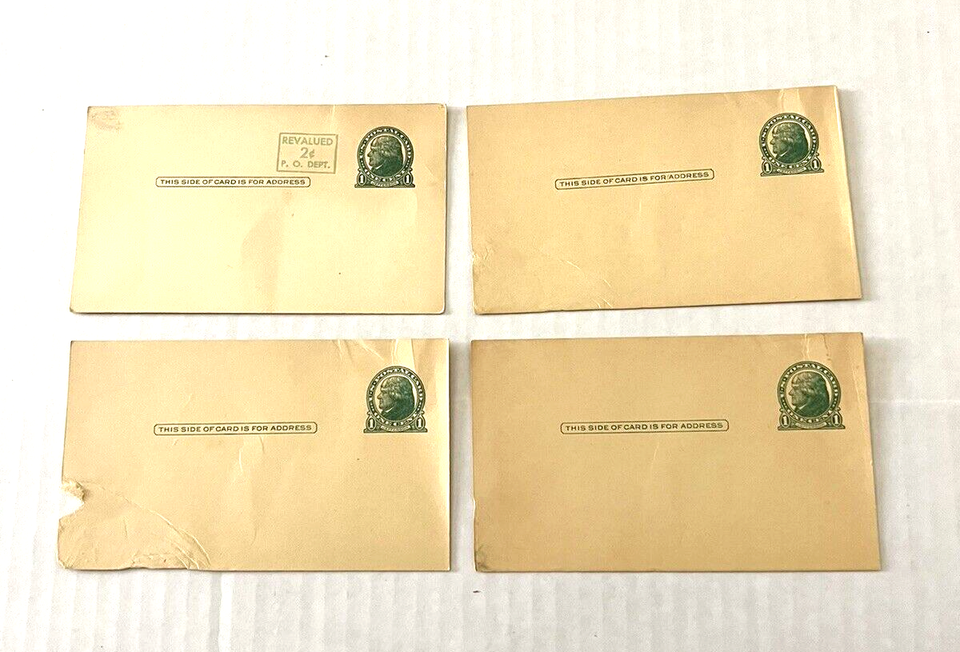 USPS Postal Cards Unposted 1, 2, 3, 4,5, 9, 10,15,20 Cent Cards Lot of ...