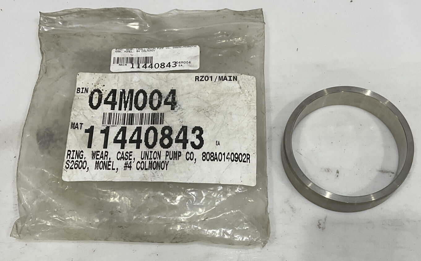 UNION PUMP CO 808A0140902RS2600 MONELY #4 COLMONOY CASE WEAR RING 678 ...