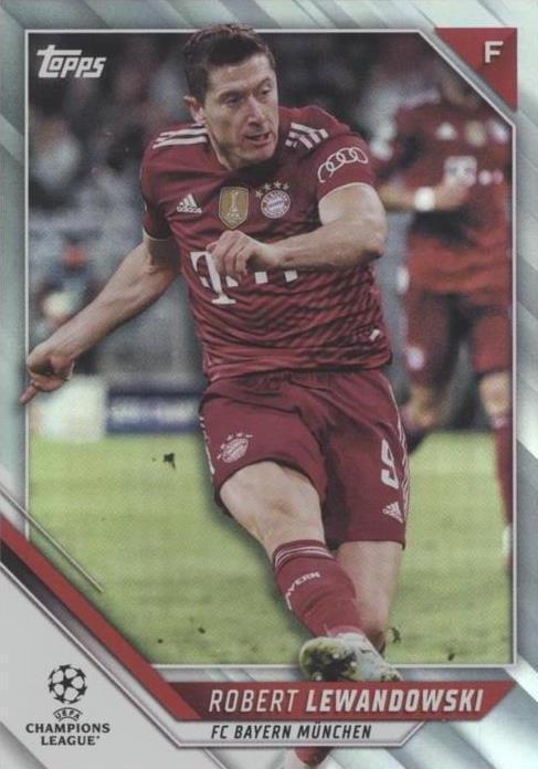 2021-22 Topps UCL Collection - Robert Lewandowski #108 Silver Foil /75 ...