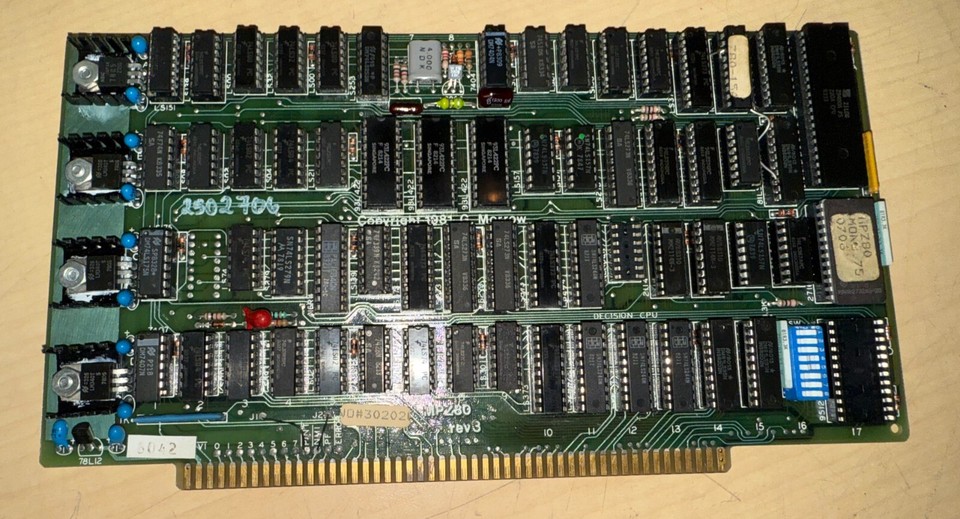 1981 George Morrow MPZ80 ZILOG Z80A CPU S-100 Board BUS | eBay