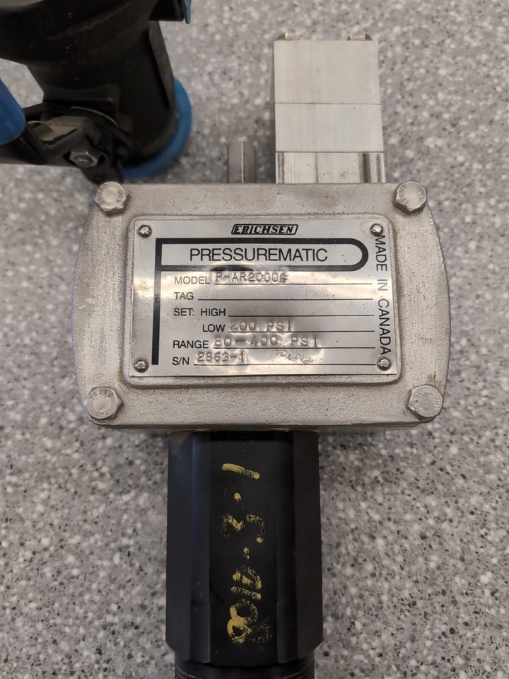 Erichsen Model P-AR2000 Pressure Pilot 80/400PSI Includes Fusion ...