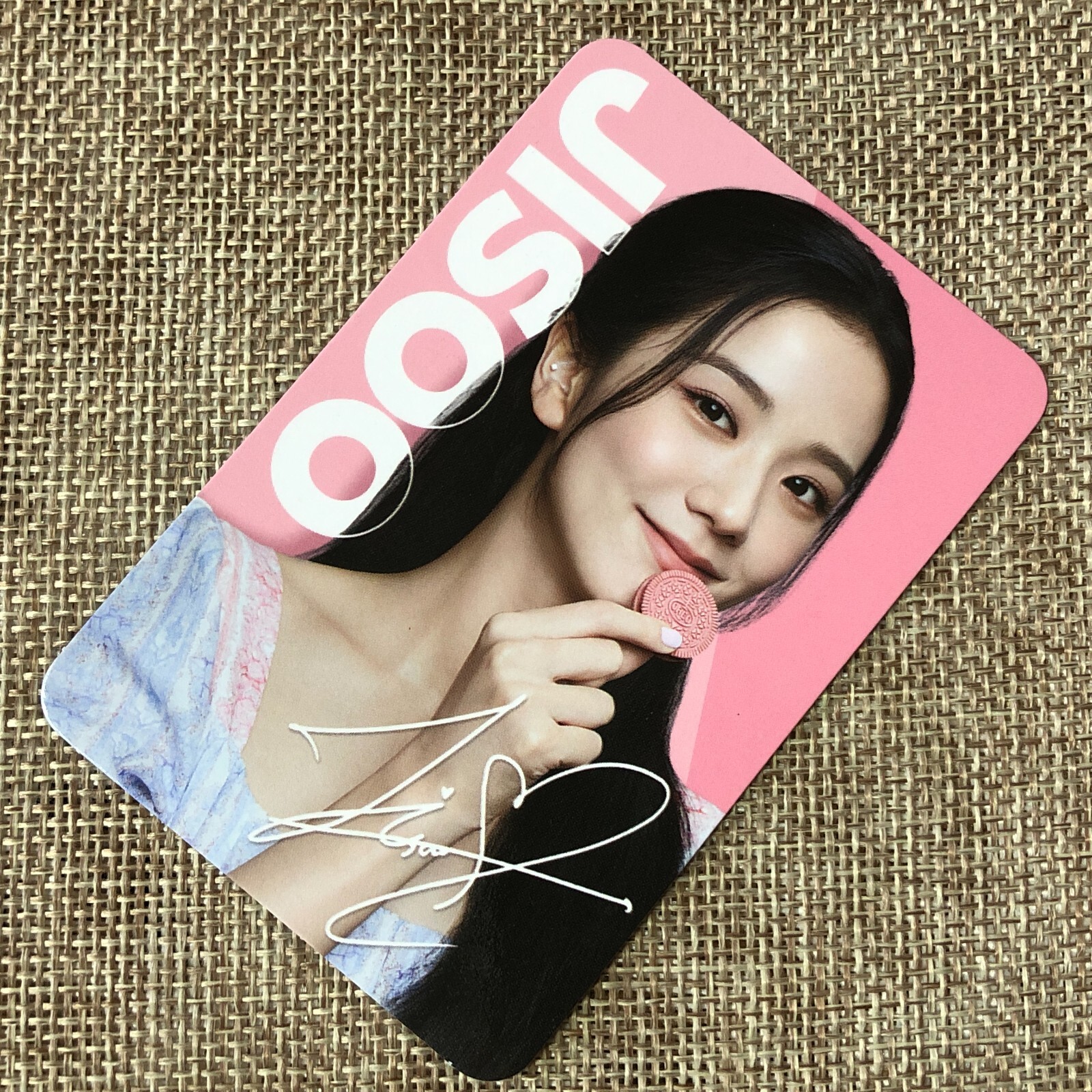 BLACKPINK JISOO [ OREO X BLACKPINK ] Official Limited Photocard / New / Gift | eBay