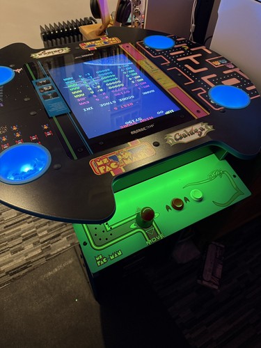 Arcade1Up Ms Pac-Man / Galaga Pub Table 12 Arcade Games - GREAT USED ...