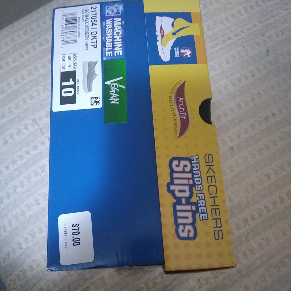 Sketchers Men’s Slip Ins in Tan Color Mens Size 10, Brand new in box ...