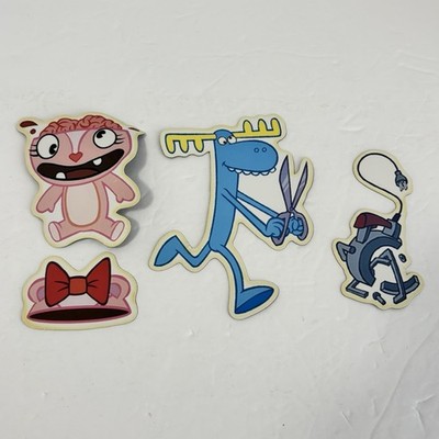 Lot of 4 Happy Tree Friends Magnet Giggles and Lumpy Vintage Official ...