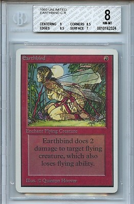 MTG Unlimited Earthbind BGS 8.0 NM-MT Magic WOTC Card Amricons 2324 | eBay