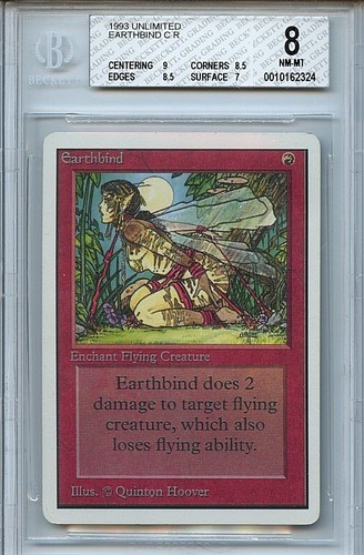 MTG Unlimited Earthbind BGS 8.0 NM-MT Magic WOTC Card Amricons 2324 | eBay