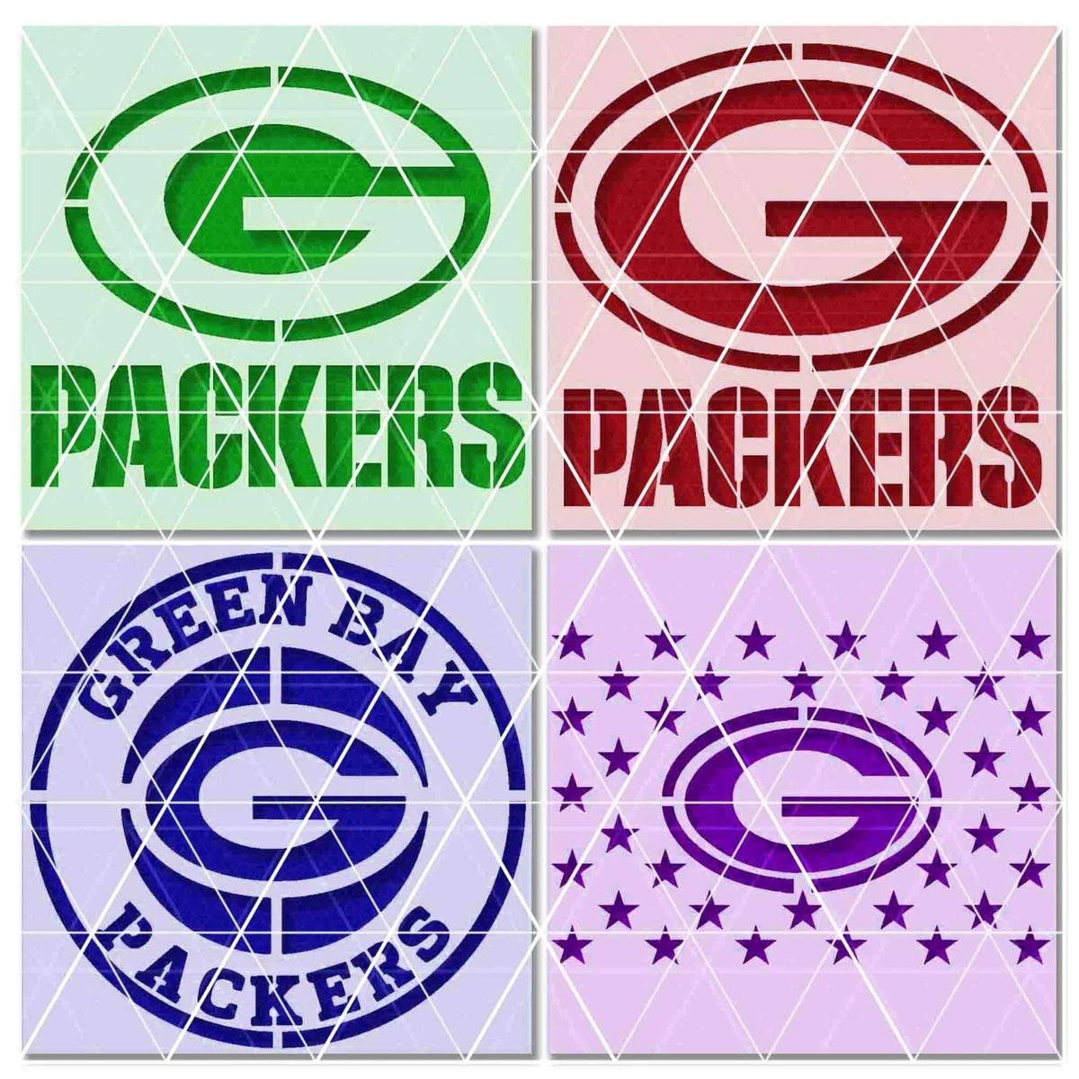 Green Bay Packers Logo Stencil