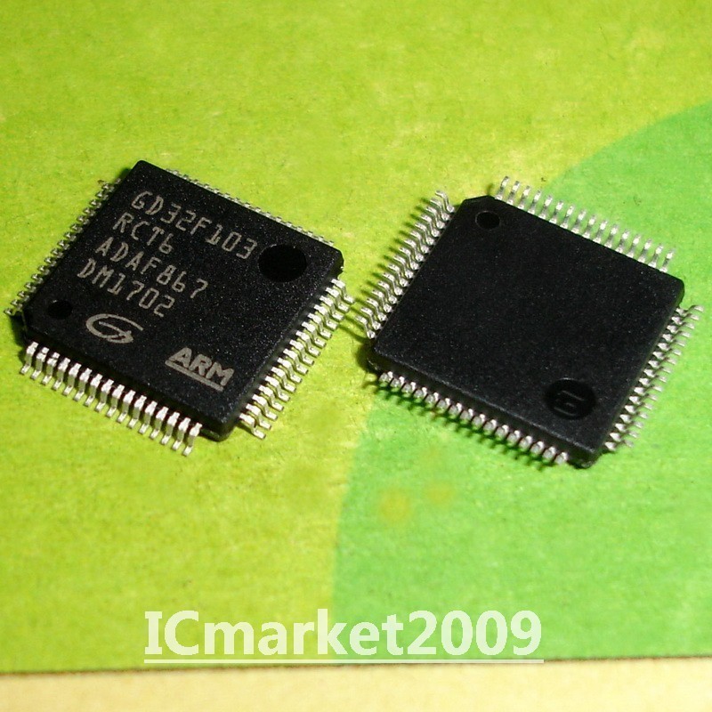 2 PCS GD32F103RCT6 LQFP-64 GD32F103 RCT6 32-bit General Purpose MCU ...