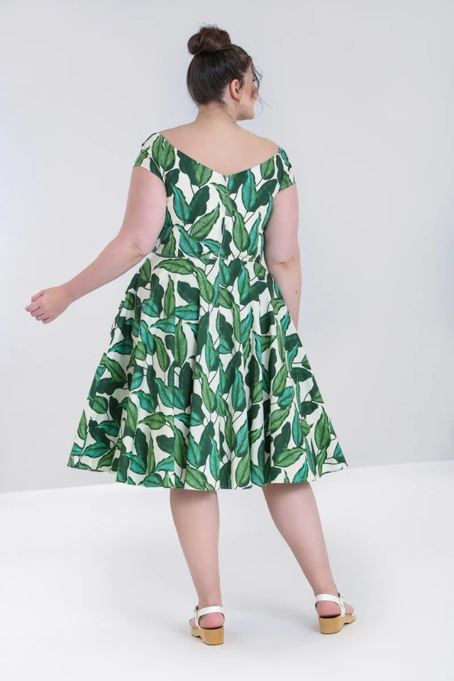 Rainforest 50's Dress Hell Bunny Wedding Summer Plus Size 50s Vintage 16-26 | eBay
