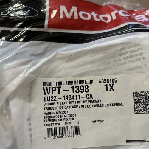 Transmission Range Sensor Connector Motorcraft WPT-1398 for sale online ...