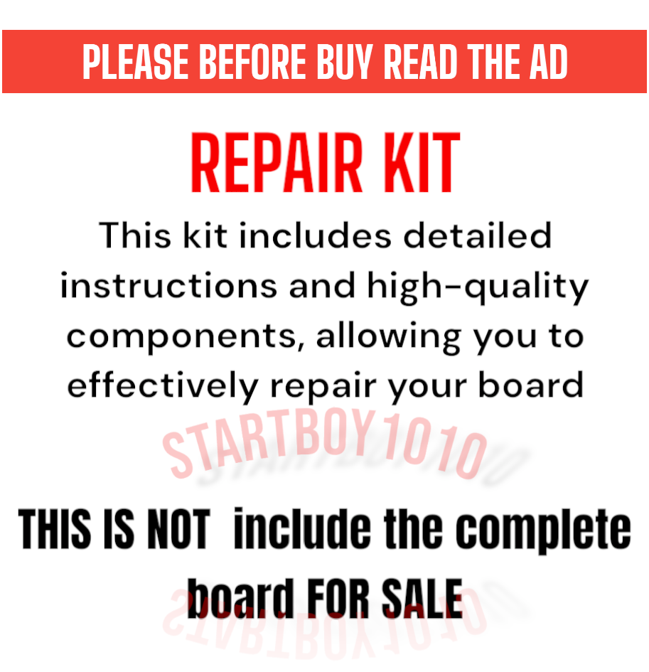 5 Part Refrigerator Control Board Repair Kit W10219463 W10219462 ...