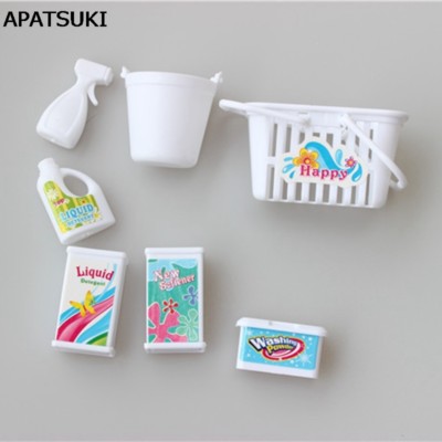 7pcs/lot Mini Doll Accessories For 1/6 Doll House Plastic Educational ...