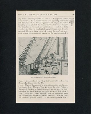 Attack On The Friendship Quallah Battoo Sumatran Expedition Original ...