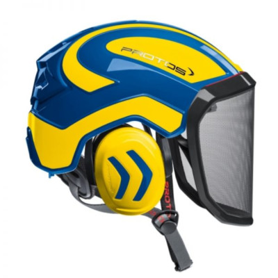 Pfanner PROTOS-BY Protos Helmet, Blue/Yellow | eBay
