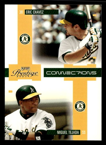 2004 Playoff Prestige #C-16 Miguel Tejada / Eric Chavez Connections | eBay