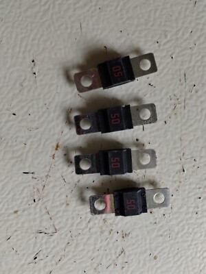 EZGO LITTELFUSE 50 AMP FUSE POWERWISE GOLF CART CHARGER Price is for 4 ...