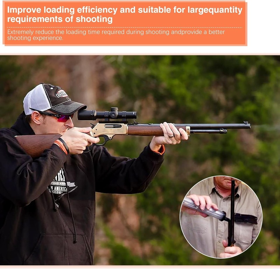 Ludex Rifle Tubular Magazine Speed Loader for .22/.17 Ammo, Design for ...