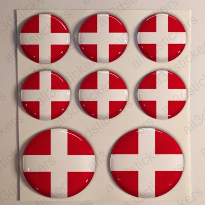 Como Stickers Gel Domed Resin 3D Flags Como Vinyl Sticker Decals Italy ...