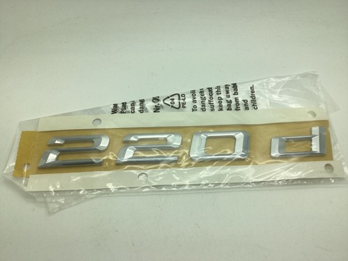 BMW 220d 2 Series F22 F23 Badge Boot Rear Chrome Name Tailgate Emblem ...