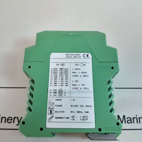 For Phoenix Contact MCR-VCD-UI-B-DC 2811116 24V Safety Relay | eBay