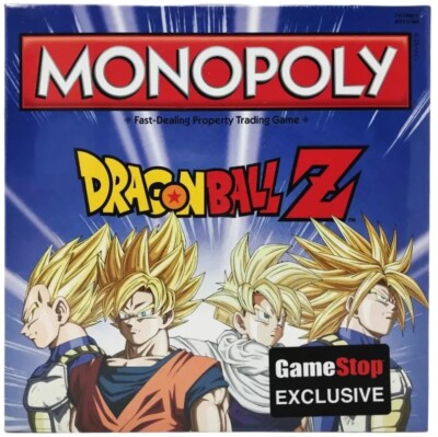 Dragon Ball Z Monopoly Board Game (Hasbro, 2017) *NEW SEALED* GameStop ...