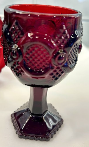 Lot Of Avon 1876 Cape Cod Collection Ruby Red Dinnerware, 7 Pieces | eBay