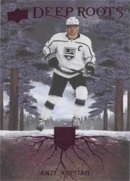 2023-24 Upper Deck Series 2 - Deep Roots Anze Kopitar #DR-15 Purple for ...