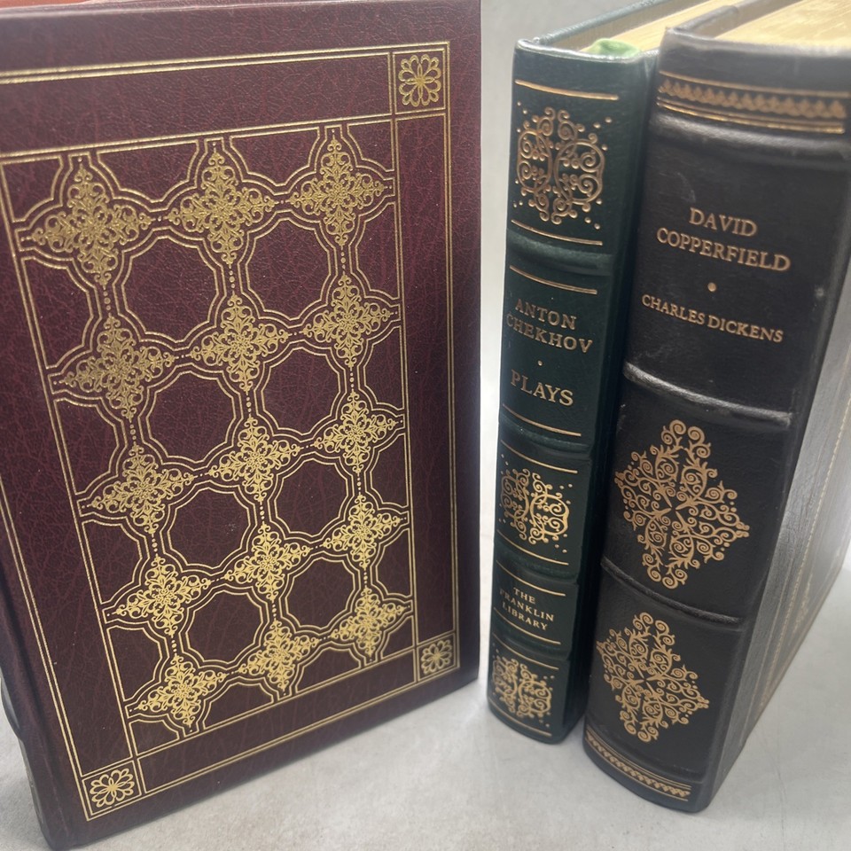 Franklin Library Classic Leather Bound Books Gold gilding Lot Of 5 Nice ...