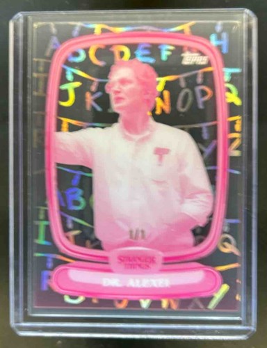 2025 Topps High Tek Stranger Things Dr. Alexei Magenta Xmas Black ...