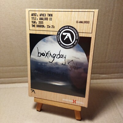 Aphex Twin - Analord 03 (Single) (Wood Box, Mini-CD) SEALED! | eBay