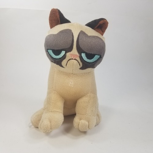 Grumpy Cat Plush Stuffed Animal Persian Ragdoll Cat Sitting 7" | eBay