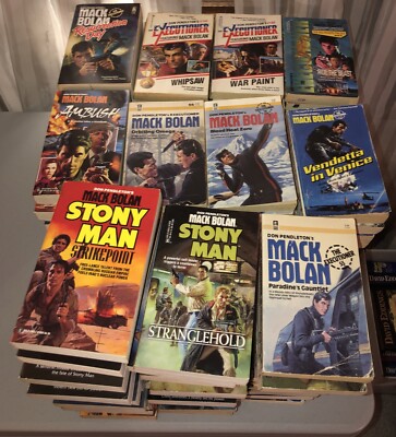 Mack Bolan The Executioner Don Pendleton Paperback Huge Lot of 172 ...