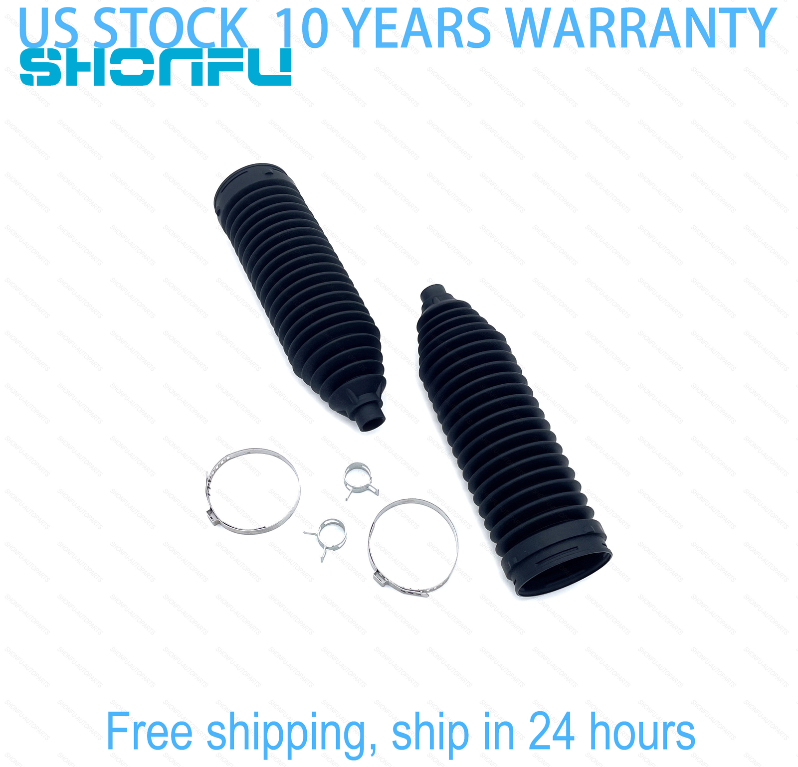 Rack & Pinion Inner Tie Rod Steering Bellow Boot Pair for Chevy GMC ...