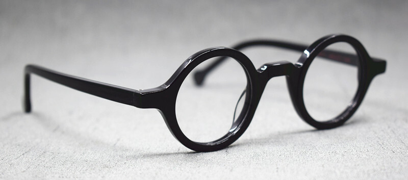Small Round 38mm Full Rim Eyeglass Frames Acetate Hand Made Glasses ...