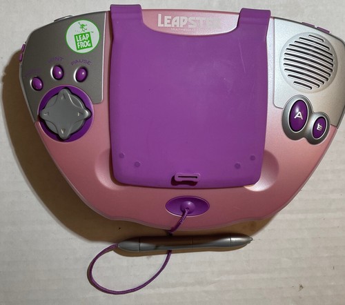 LeapFrog Leapster Kids Learning Handheld Game Only 20209 Pink W/ Purple ...