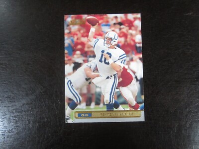 2001 Stadium Club # 1 Peyton Manning Card (B61) Indianapolis Colts | eBay