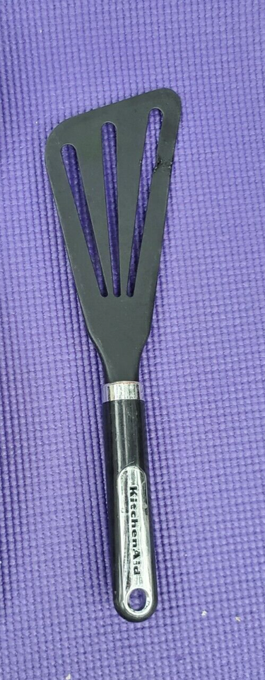 KitchenAid Kitchen Cooking Utensil Silicone Rubber Tools BLACK - Set of ...