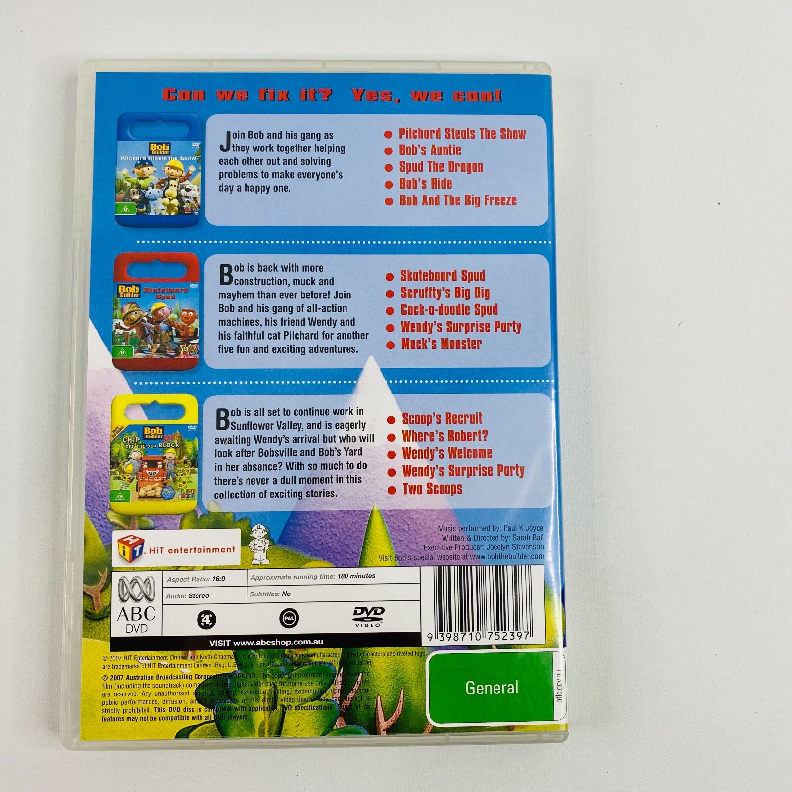 Bob The Builder DVD Bundle, Built To Be Wild, Benny's Back, Plus 3 Disc ...