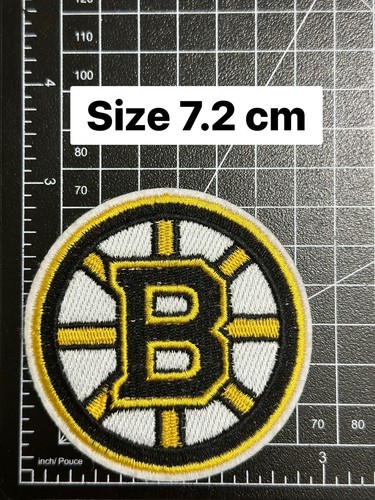 Boston Bruins Logo Iron on Patches 3"x3" NHL Hockey patch Free shipping ...