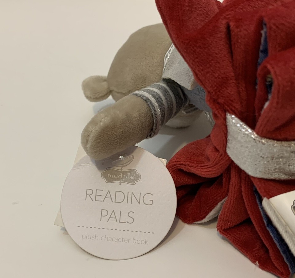 Mud Pie Reading Pals Super Heroes Bear Folding Plush Book | eBay
