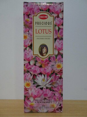 Precious Lotus ~ Incense Sticks HEM ~ (Full Box) 120 Sticks ~ 6 Hex ...