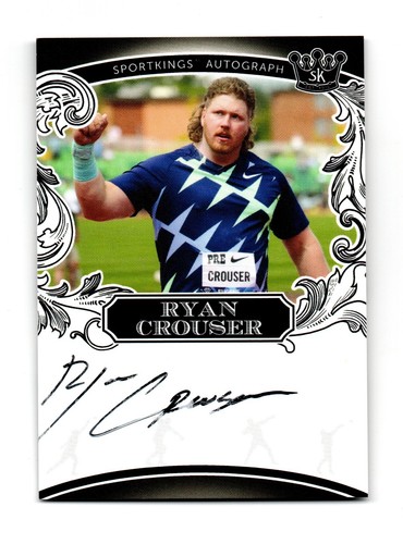 2021 Sportkings Vol 2 Autograph A86 Ryan Crouser Olympic World Record ...